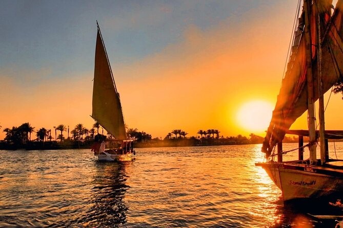 Aswan Felucca ride in The River Nile